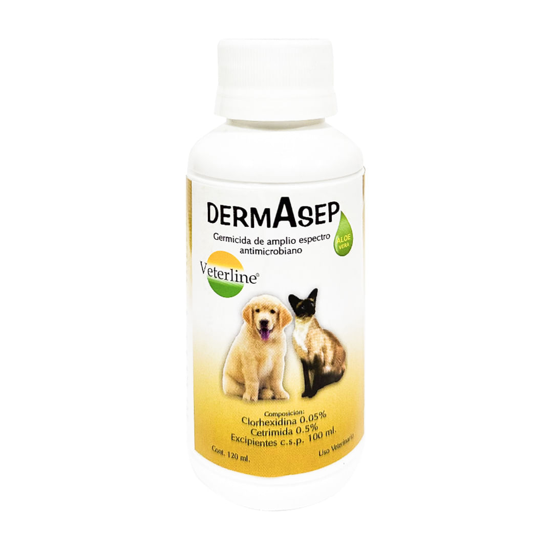 Dermasep Aloe 120 ml - Lumpet - Tienda de Mascotas Online en Perú