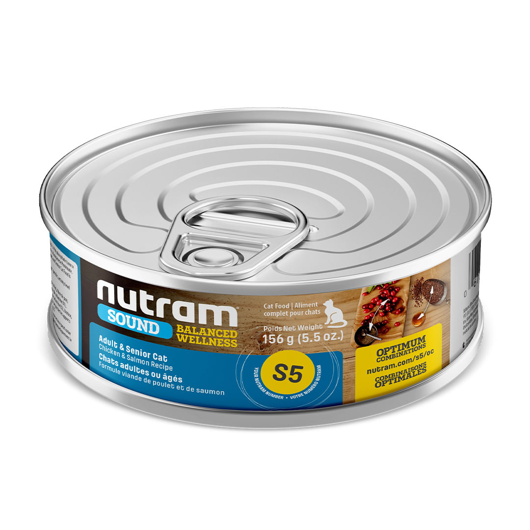Nutram S5 Adult & Senior Cat 156 gr