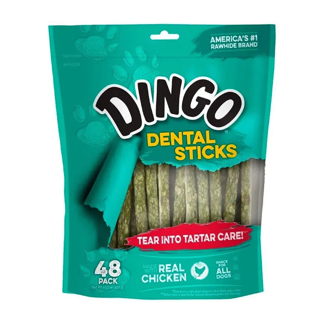 Dingo Dental Sticks X48 Unidades - Lumpet - Tienda de Mascotas Online ...