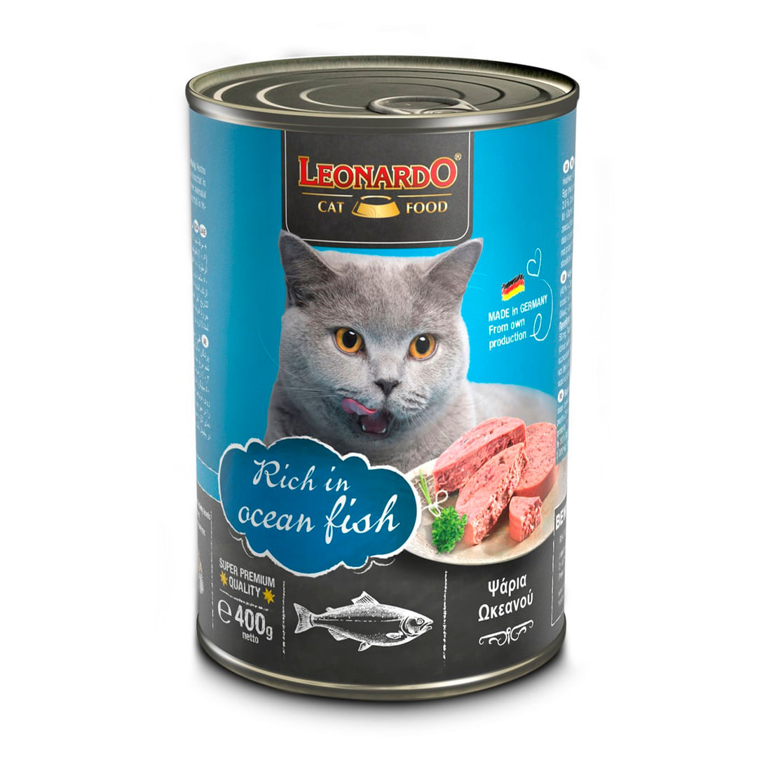 Leonardo Alimento Húmedo Cat Reich An Seefisch (Pescado) 400 gr ...